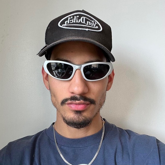 Accessories | Y2k 200s Vintage Style Chrome Silver Surfer Sunglasses ...